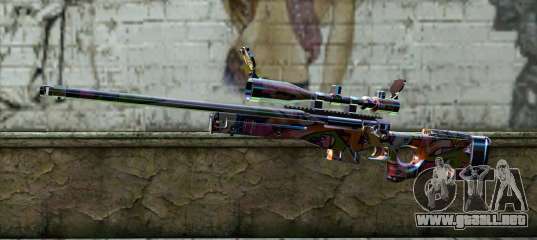 Graffiti Sniper Rifle para GTA San Andreas