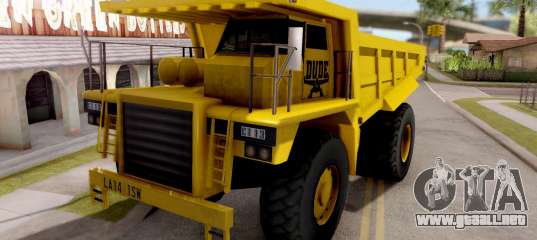 Realistic Dumper Truck para GTA San Andreas