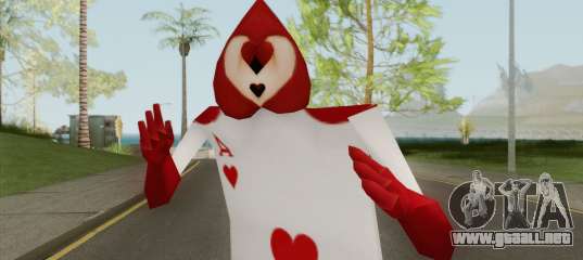 Card Of Hearts (Alice In Wonder Land) para GTA San Andreas