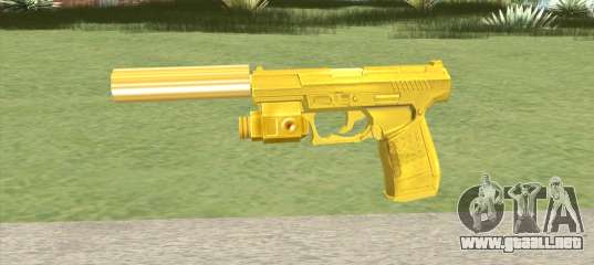 Wolfram P2K Gold Silenced (007 Nightfire) para GTA San Andreas