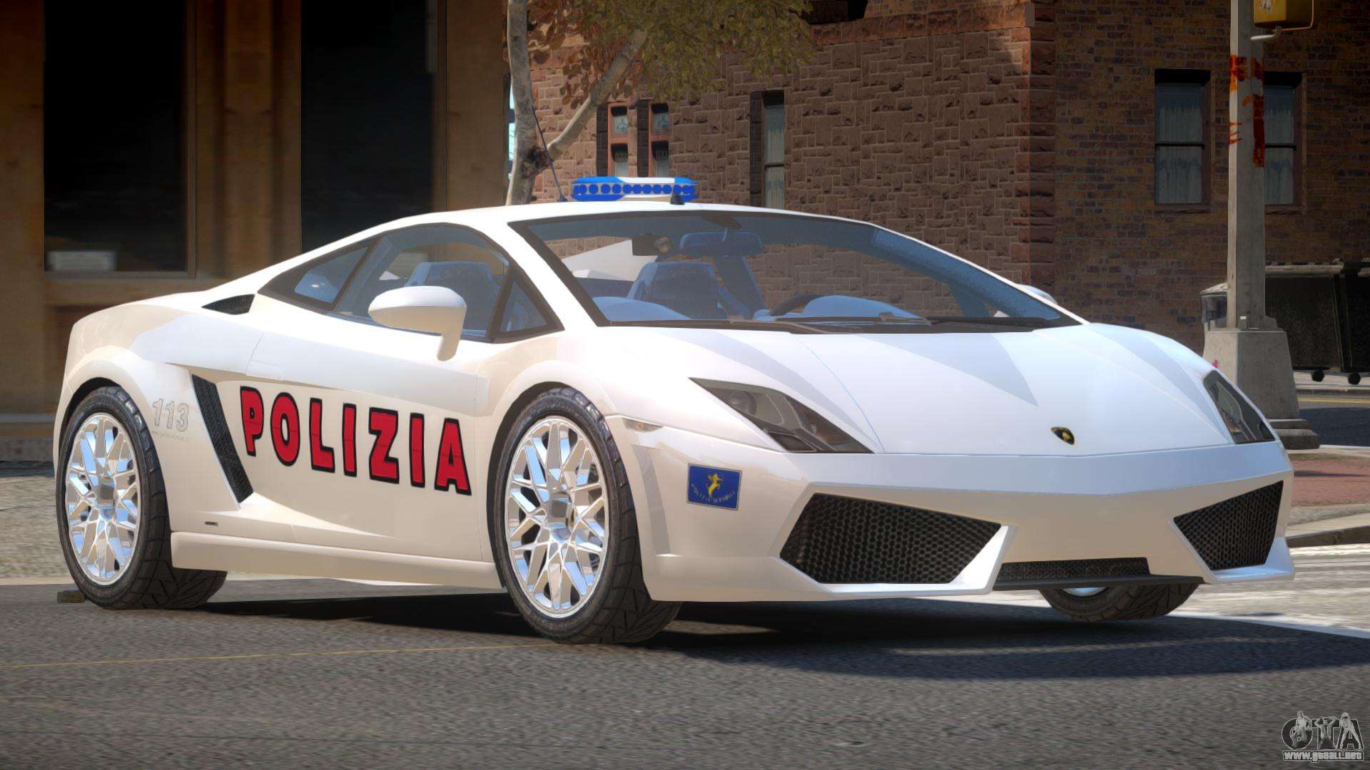 Lambo Gallardo SR Police para GTA 4