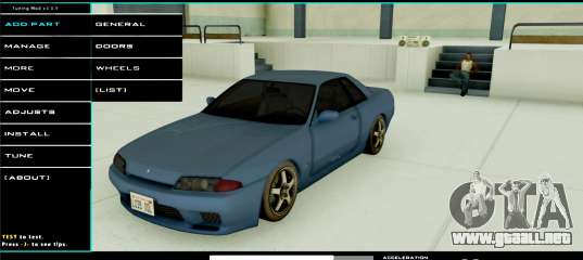 Tuning Mod v3.0.1 para GTA San Andreas