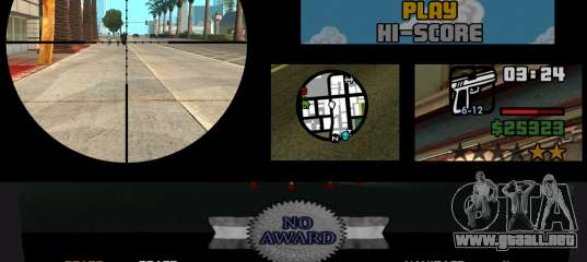 Proyecto remasterizado de interfaz v0.3 para GTA San Andreas