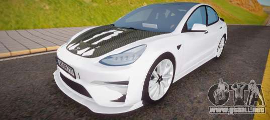Tesla Model 3 con tuning para GTA San Andreas