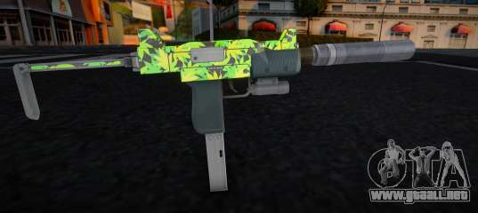 Micro SMG (Organics Finish) v30 para GTA San Andreas