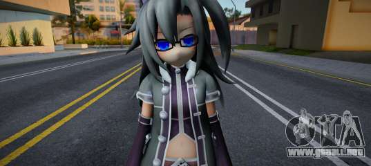 Zerofy (Nepsona) Custom Neptunia Skin para GTA San Andreas